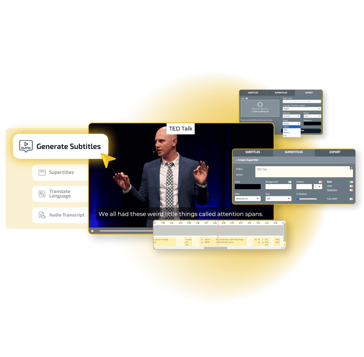 Add Subtitles to Video - 95% Accurate AI generated Subtitles