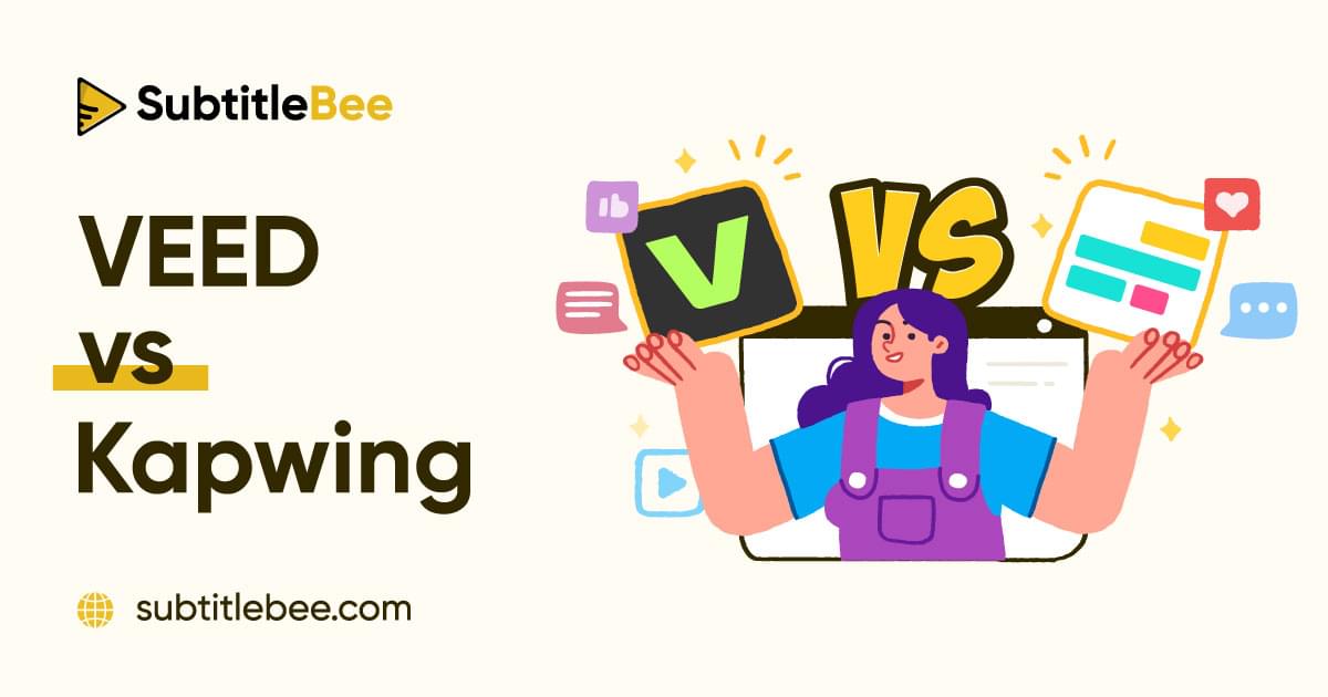 VEED vs. Kapwing: Which Subtitle Generator wins?